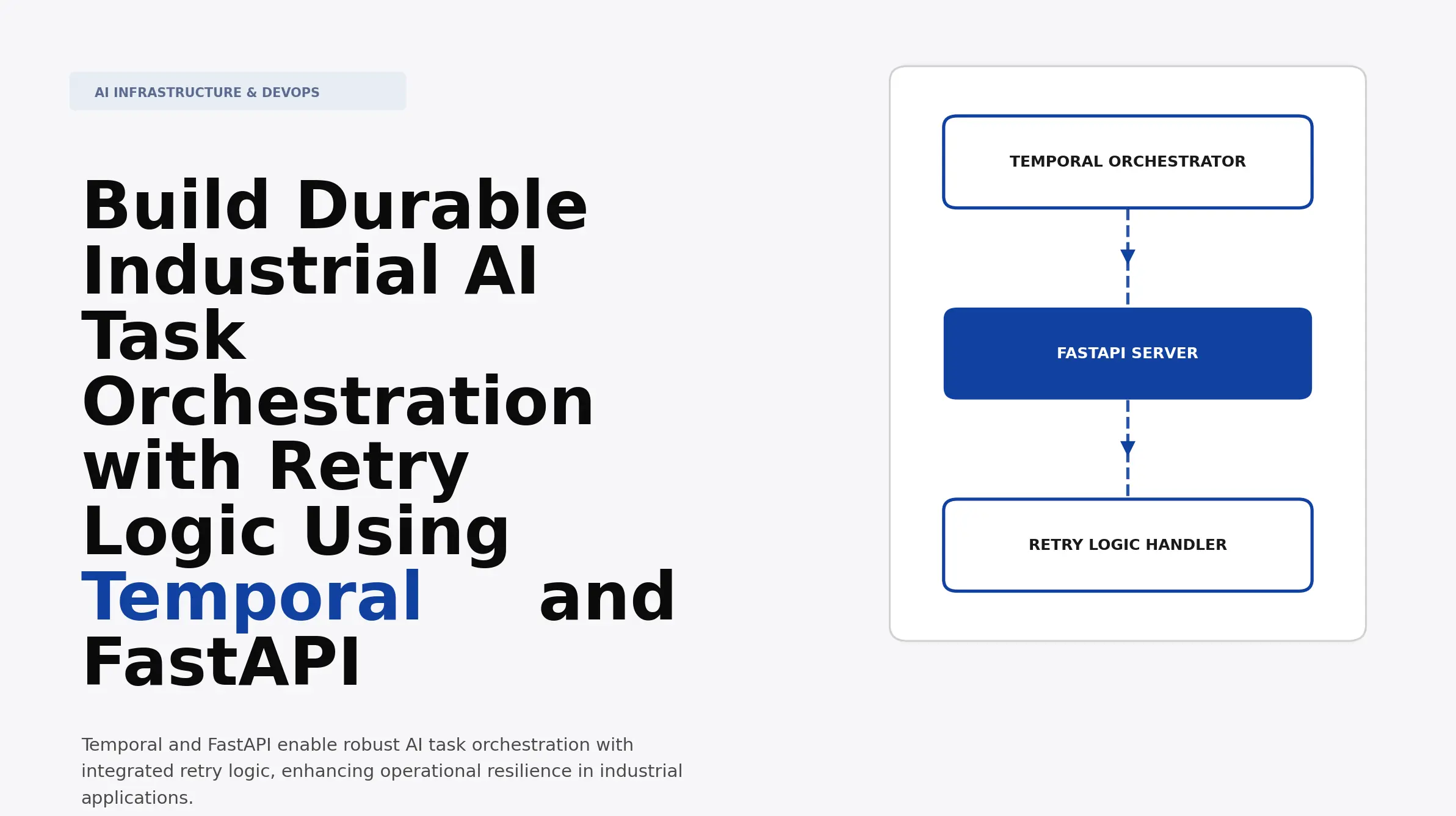 Build Durable Industrial AI Task Orchestration with Retry Logic Using ...